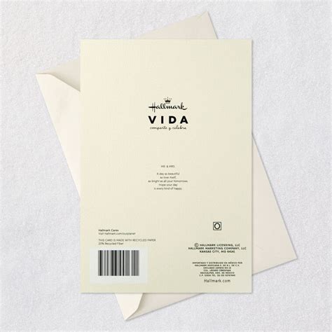 Floral Mr And Mrs Spanish Language Wedding Card For Couple Greeting
