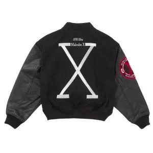 Woolleather Supreme 40 Acres Malcolm X Varsity Jacket