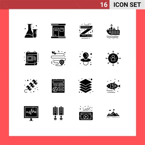 디자인의 16개의 현대적인 솔리드 글리프의 범용 아이콘 기호 그룹 능력 일 종업원 Png 일러스트 및 벡터 에 대한 무료 다운로드 Pngtree