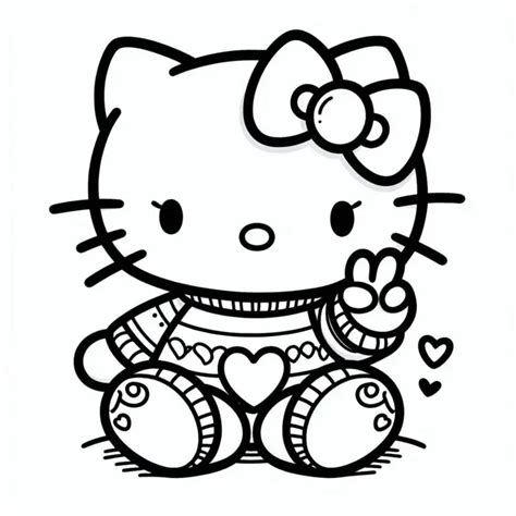 36 Hello Kitty Színező Egyedülálló Nyomtatható Pdf