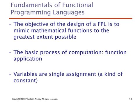 Functional Programming Languages - ppt download