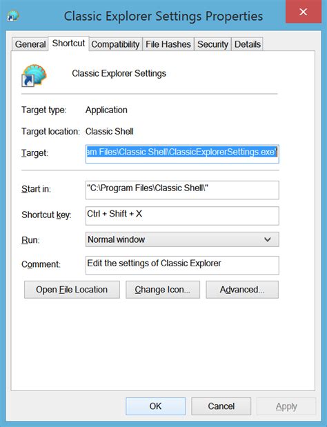 Classic Shell • View Topic How Do I Display Classic Explorer Settings