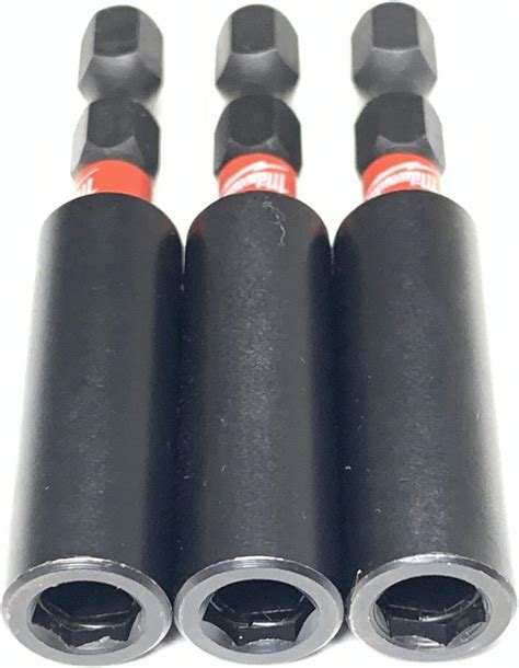 3pc Mfwnyvn For Milwaukee 48 32 4502 2 36 Inch Shockwave Magnetic Bit