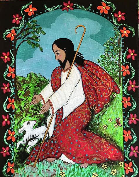 The Good Shepard Mixed Media By Erin Leeper Fine Art America