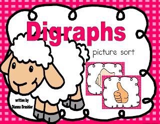 Teachers R Us Digraphs Picture Sort