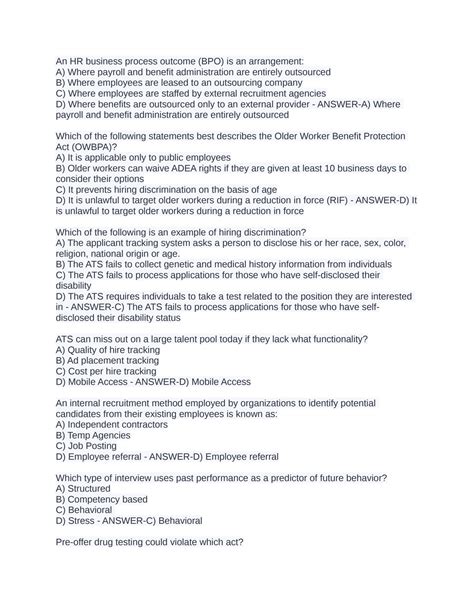 SOLUTION Aphr Practice Test Questions And Answers Docx Studypool