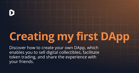 Creating My First DApp DeFi Products Solutions