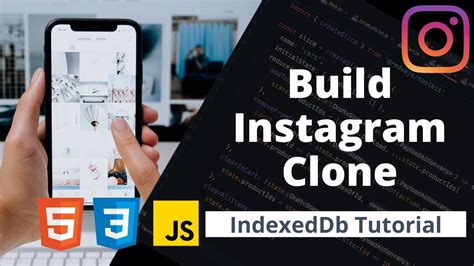 build an instagram clone with javascript [ 2 ] html css and indexeddb tutorial youtube