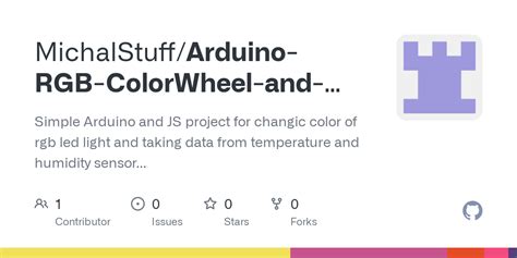 GitHub MichalStuff Arduino RGB ColorWheel And TemperatureSensor Simple Arduino And JS Project
