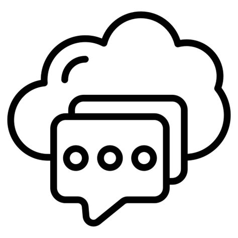 Cloud Communication Storage Forecast Chat Phone Icon Download On Iconfinder