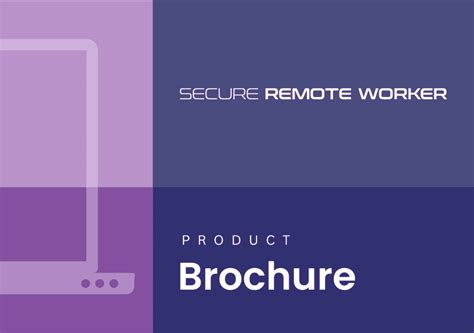 secure remote worker brochure thinscale