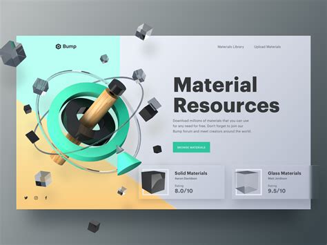 Material Resource Header Concept By Avian Rizky For Sebo On Dribbble