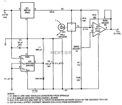 Hall Effect Circuit Diagram