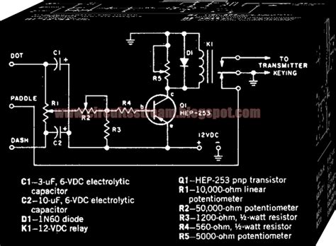 Simple Electronic Keyer Circuit Diagram Electronic Circuit Diagrams