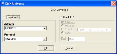 The DMX Tab