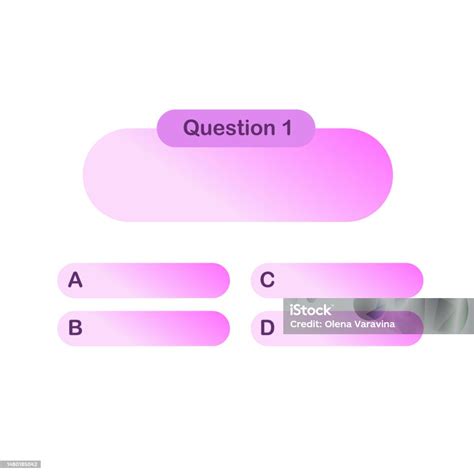 퀴즈 복권 또는 Tv 쇼 퀴즈 게임 객관식 메뉴 템플릿 현대 유행 벡터 일러스트 레이 션 질문 답변 게임 개념 승리 동작 활동에 대한 스톡 벡터 아트 및 기타 이미지