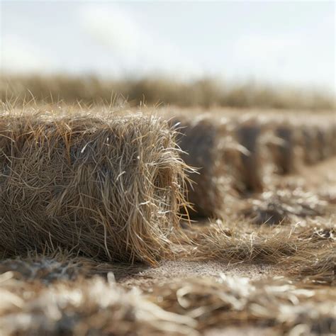 Dry Straw Grass Ai Premium Ai Generated Image