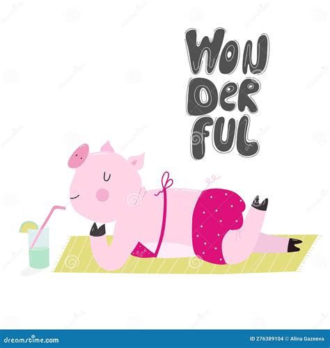 Illustration The Wonderful Land Of Happy Life Doodled Castle Fruit