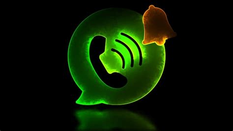 Premium Photo Neon Light Effect Loop Notification Bell Phone Icon