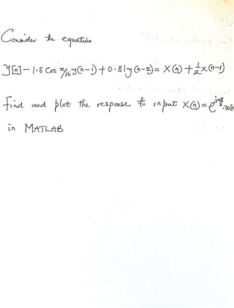 Consider The Equation Chegg