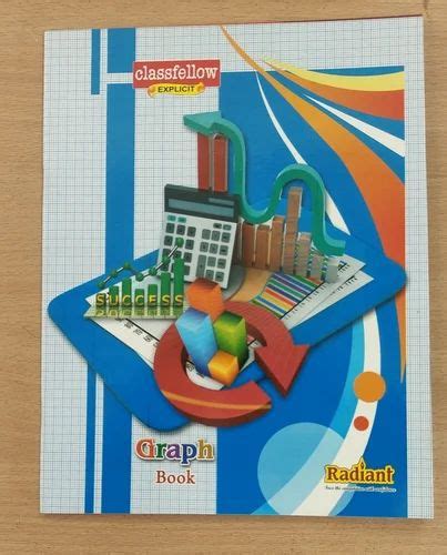 Laminated Paper Cover Saddle Stitched Radiant Graph Notebook Size A4 At ₹ 20piece In Indore
