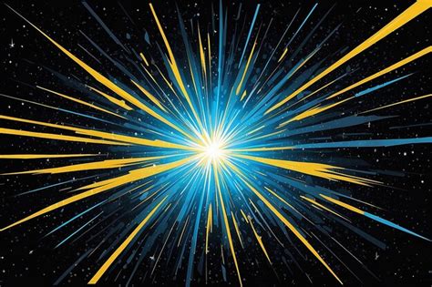 Premium Photo Yellow Exploding Star Textured Surface Background