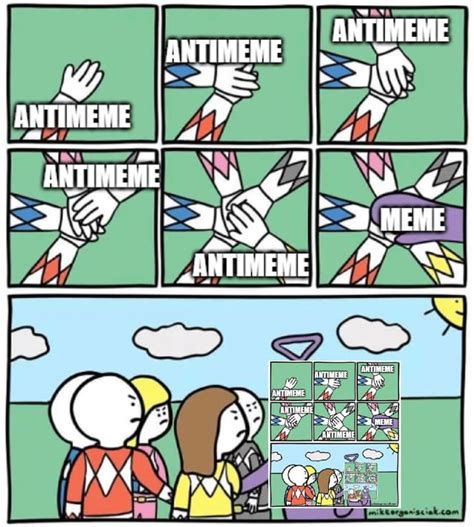 This Is Not A Meme Simply A Visual Representation Of The Antimeme Meme Paradox Rrecursion