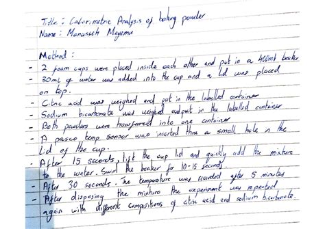 Lab 4 Notes Advanced Chemistry Studocu