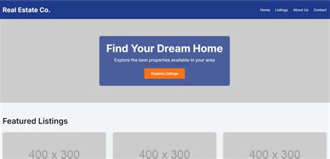 Nextjs Tailwind Css Free Real Estate Template Therichpost