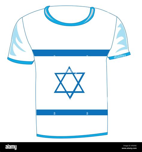 T Shirt Flag Israel Stock Vector Image And Art Alamy