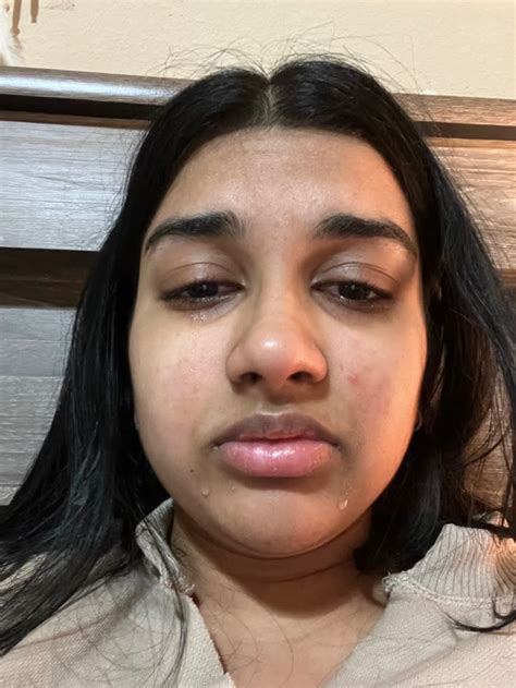Close Up Of Beautiful Mexican Woman With Dark Hair