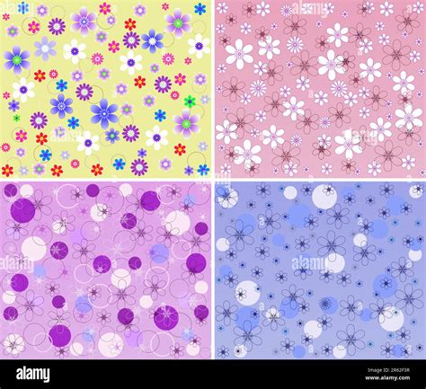 Floral Pattern Vector Stock Vector Image And Art Alamy