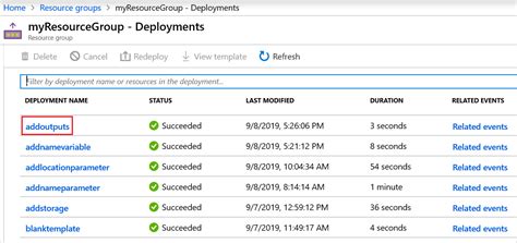 Esercitazione Aggiungere Output Al Modello Azure Resource Manager Microsoft Learn
