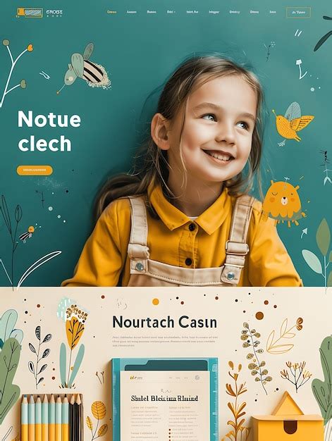 School Environmental Club Website With Nature Inspired Schoo Education Web Layout Idea Design