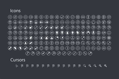 Clean Vector Icons 2d Icons Unity Asset Store