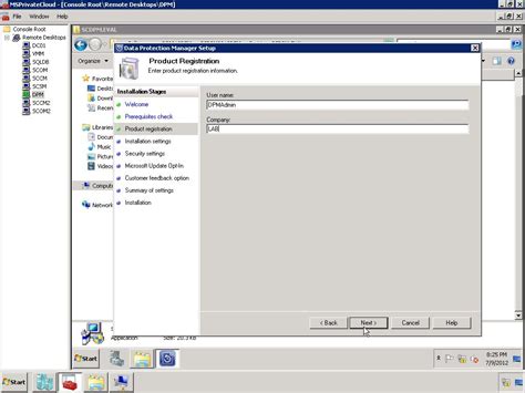 System Center 2012 Data Protection Manager Dpm Installation Zaid