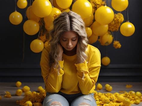 Premium Photo Social Media Suicide Prevention Month Yellow September