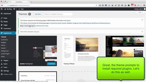 Wordpress Theme Installation And Demo Data Import Youtube