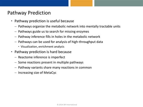 Ppt Metabolomics Applications Of The Biocyc Databases And Pathway
