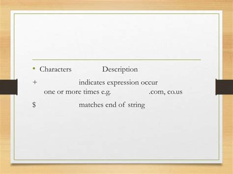 Javascript Regular Expression Pptx