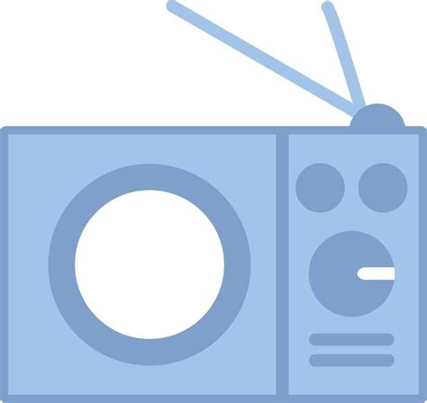 Radio Flat Icon Vector Art At Vecteezy