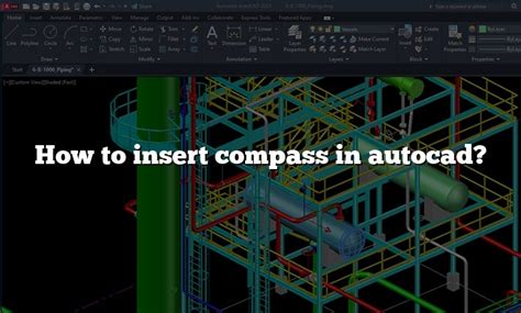 How To Insert Compass In Autocad