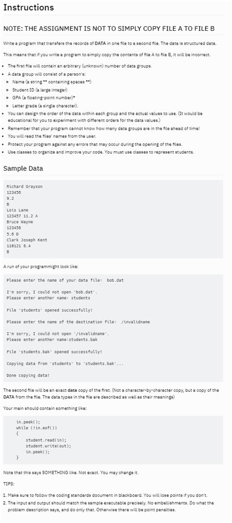 solved language c text format note the assignment