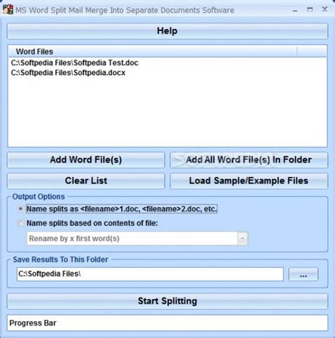 Ms Word Split Mail Merge Into Separate Documents Software Download
