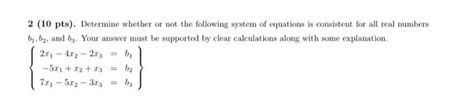 solved 2 10 pts determine whether or not the following