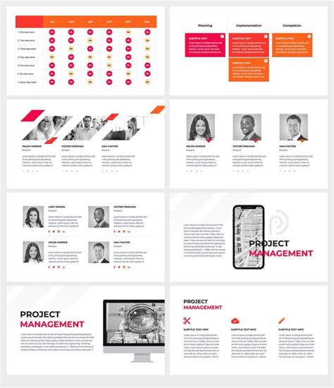 Project Management Dashboard Powerpoint Template MasterBundles