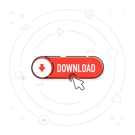 Premium Vector Download Button Isolated On White Backgroundflat Finger Cursor And Mouse Cursor Premium Vector Download Button Isolated On White Backgroundflat Finger Cursor And Mouse Cursor