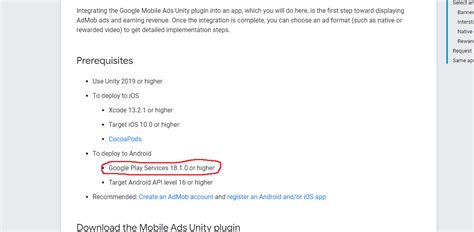 Do I Have To Add Google Play Service To Put Interstitial Ad In My Unity