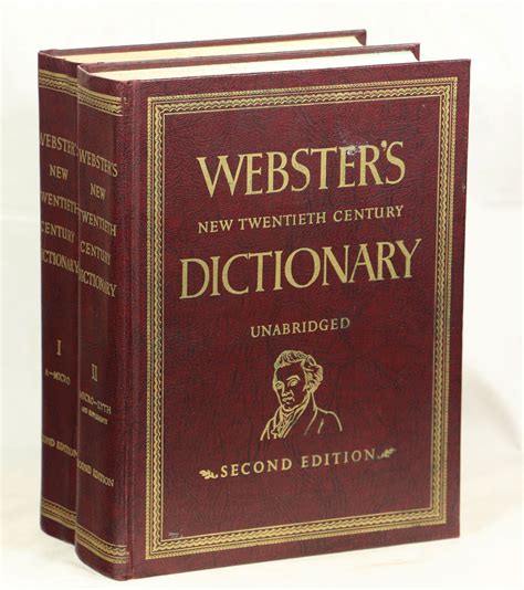 Websters New Twentieth Century Dictionary Of The English Language