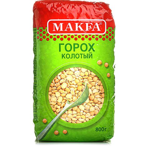 Крупа Макфа 800г горох купить за 133 руб. с доставкой на дом в интернет ...